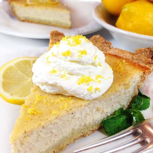 Authentic Italian Ricotta Pie - Through Her Looking Glass