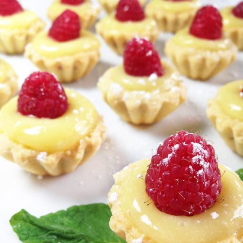 Raspberry Lemon Tartlets - Through Her Looking Glass