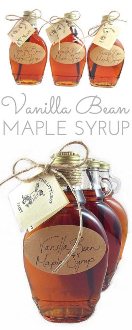 How to Make Vanilla Bean Maple Syrup - Through Her Looking Glass