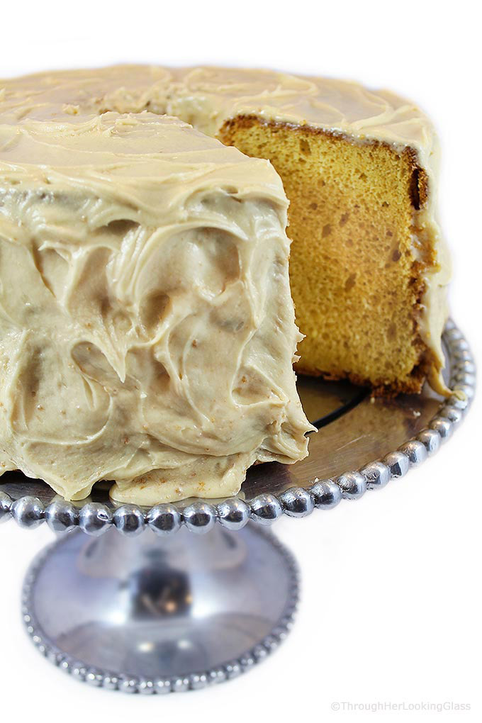 Grammy's Old-Fashioned Burnt Sugar Chiffon Cake Recipe - Through Her ...