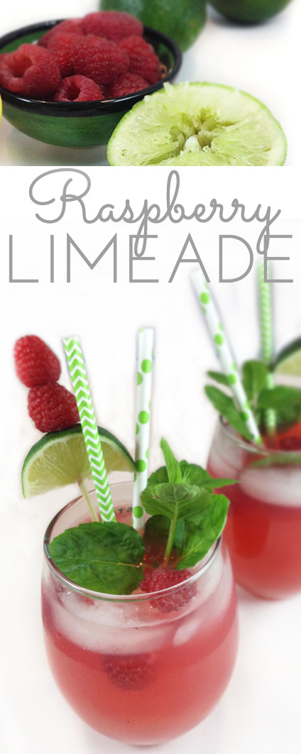 Raspberry Limeade Recipe - Through Her Looking Glass
